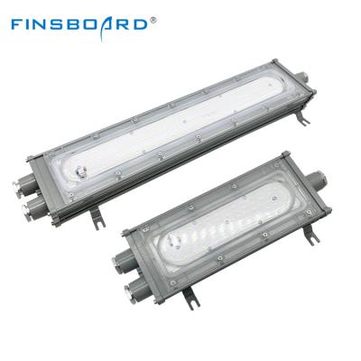 China IP65 SMD2835 LED Explosion Proof Linear Light with Aluminum Tempered Glass for Hazardous Locations for sale