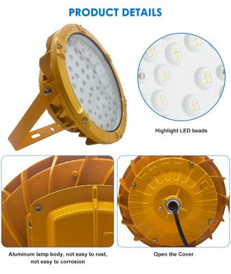 China IP65 LED Explosion Proof Lighting 50W-300W for Gas Station and Hazardous Locations for sale