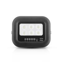 China 50 Watt LED Solar Light IP65 All-Black Monocrystalline Silicon Solar Panel for sale