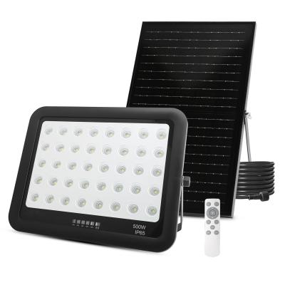 China 3.2V/ 24AH IFR Battery LED Solar Sensor Light  500w ABS Solar Led Flood Light for sale