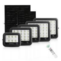 China Ip65 ABS Tempered Glass Solar Lamp Floodlight 100w 200w 300w 400w 500w Led Solar Flood Light for sale