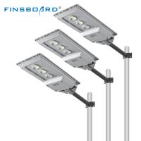 China All-in-One 100W 200W Smart Solar Street Lights for Outdoor Parking Lots IP65 Waterproof Integrated LED for sale