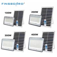 China New Design Remote Control Outdoor Waterproof Ip65 Led Flood Lamp 100w 200w 300w 400w Solar Flood Light for sale