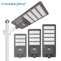 China Outdoor Lighting Ip65 Waterproof Aluminium Motion Sensor Solar Lamp 300w 400w 500w Integrated All in One Solar Street Light for sale