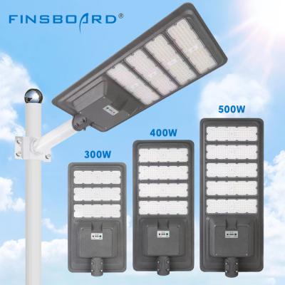 China Motion Sensor  IP65 SMD All in One Solar Street Light Parking Lot Solar Street Lamp for sale