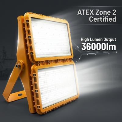 China 300W Explosion Proof LED Flood Light IECEx Arctic Grade -60°C Extreme Cold 36000lm IP66 Aluminum Lighting for sale