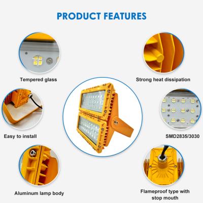 China 600W LED Explosion Proof Flood Light 60° Offshore FPSO Platform ATEX IIB T6 IP65 RFEPL8280 Lighting for sale