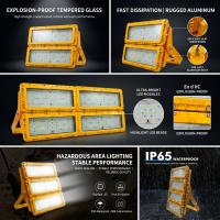 China IP65 Weatherproof 600W LED Explosion Proof Flood Light -40C/60C LUMILEDS LM-80 ATEX IIb T6 WF2 Hazardous Area Fixture for sale