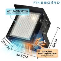 China Anti-Glare LED Stadium Flood Light CRI 85 Uniform Illumination 500W Sports Field Lighting System for sale