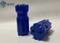 China T38 Thread 76mm Quarrying Retract Button Bit with 45CrNiMoV Alloy Steel and YK05 Carbide Tips for sale