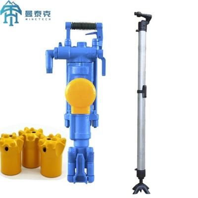 China Air Leg Pneumatic Rock Drill YT27 Portable Jack Hammer Mining Mini Rock Drill Machine for sale