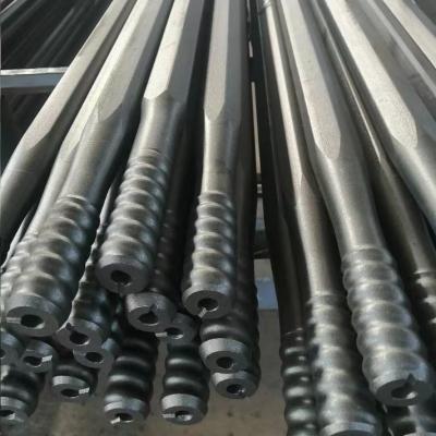 China R32 Thread Drill Rod Top Extension High-Strength Steel Hexagonal and Round Configurations for Mining Tunneling for sale