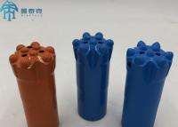 China Long Skirt T38 64mm Thread Button Bit with Carbon Steel Flat Face for Rock Drilling for sale