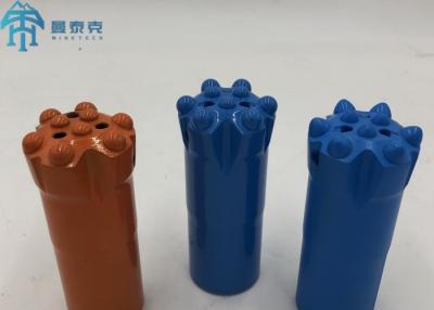 China Long Skirt T38 64mm Thread Button Bit with Carbon Steel Flat Face for Rock Drilling for sale