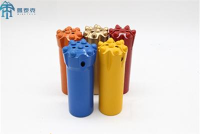 China Rock Drilling Tools R32 48mm Threaded Button Bit With Heat-treatment for sale