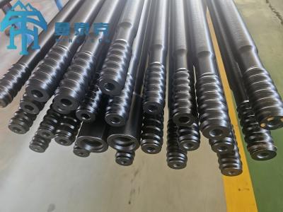 China CNC T38 Thread Drill Rod with 3050mm Length and Carbon Steel Construction for Rock Drilling for sale