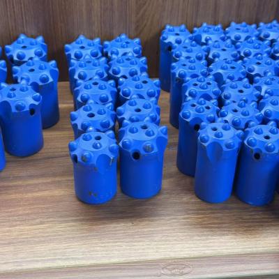 China 7 11 12Degree Tapered Button Drill Bits  Rock Drilling Tools For Quarry And Mine for sale