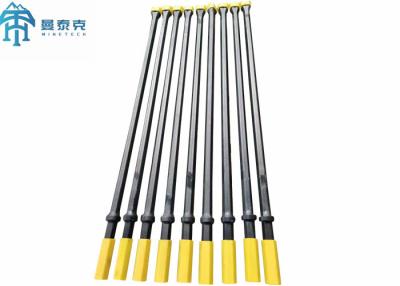 China Tungsten Carbide 1.5m H25 Integral Drill Rod with 12 and 7 Taper Degrees for Small Hole Drilling for sale