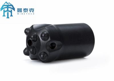 China 11 Degree Broca 32mm 6 Buttons Taper Drill Bit For Mining Tunnling Blasting for sale