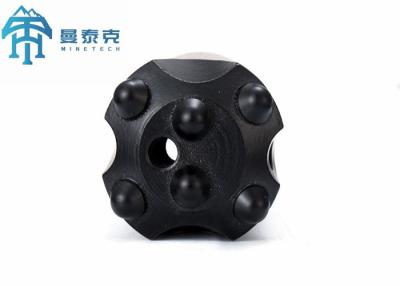 China High Performance 11 Degree 32mm Carbon Steel Tapered Button Bit with 6 Buttons and 2 Flushing Holes for sale