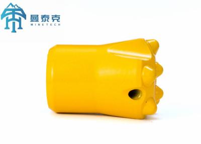 China Yellow Colour 40mm Diameter Tapered Button Bit with 7 Buttons for Underground Mining for sale