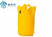 China 32mm Tapered Button Bit with 1 or 2 Flushing Holes and 4-8 Buttons for Hot Pressure Processing for sale