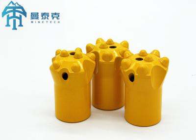 China 34mm 7 Buttons Rock Blasting Hole Tapered Button Bit 7 Degree for sale