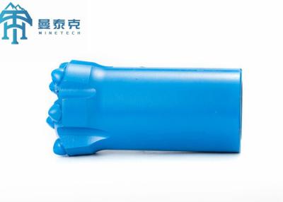 China 64mm T38 Thread Button Bit with Spherical Ballistic and Conical Button Shapes for Rock Drilling for sale