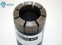 China PQ Size 122mm Diameter Core Drill Bits with 65Mn Material for Hard Rock Mining for sale