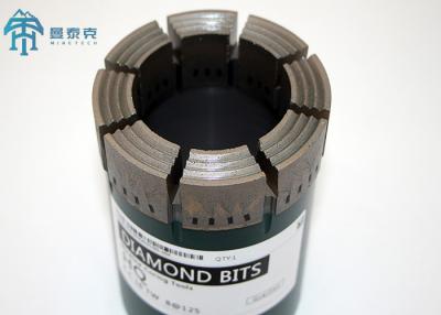 China PQ Size 122mm Diameter Core Drill Bits with 65Mn Material for Hard Rock Mining for sale