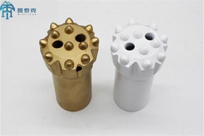 China 76mm T38 Thread Button Bit for High Resistance and High Footage Speed with Low Breakage for sale