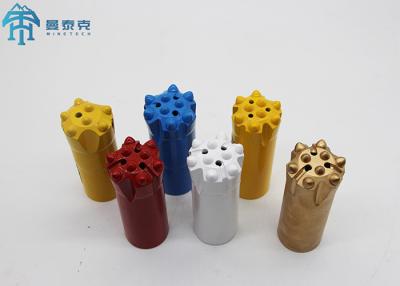 China R35 Threaded Button Drill Bit with 33 - 127mm Diameter for Long Life Quarrying and Mining Applications for sale