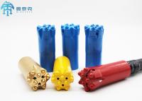 China Hydraulic Rock Drill 45mm Thread Button Bit Normal Skirt Flat Face R32 for sale