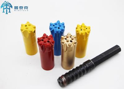 China T38 Thread Button Bit 64mm for Metallurgy Mine Geological Exploration and Water Conservancy Construction for sale