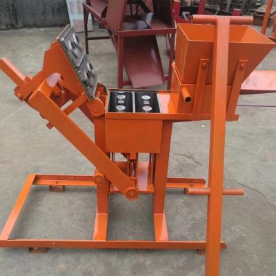 China QMR2-40 Clay Manual Block Machine Interlocking Brick Hand Press Compressed Soil Earth for sale