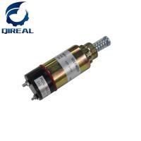 China 1255772 Excavator Electrical Parts For  E332 Engine 3114 3116 3126 Fuel Stop Solenoid Shutdown Valve 24V 125-5772 for sale
