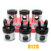 China 62431414 Engine Piston Kit Overhaul Liner set For D12D D15 D13 D6D D16 D6E D7D D7E for sale