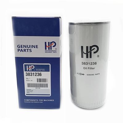 China HP Truck Diesel Engine Oil Filter 3831236 For Excavator 210 S40 D13 for sale