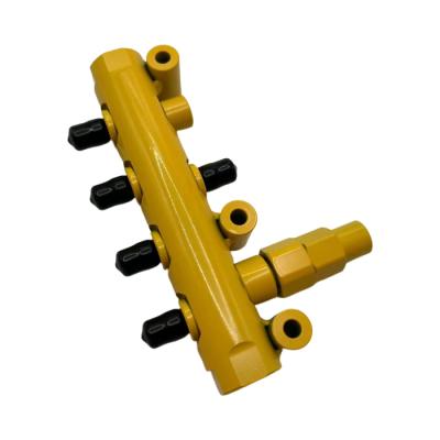 China Fuel Common Rail 438-3416 For C6.4 Engine 320D 323D Excavator for sale