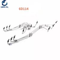 China Excavator Spart Parts Engine Parts 6d114 EFI high pressure oil pipe for sale