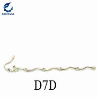 China EXCAVATOR SPARE PARTS INJECTOR RETURN FUEL LINE TUBE FOR D7D ENGINE for sale