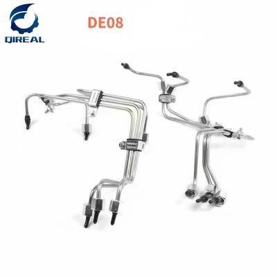 China Excavator Engine Parts DE08 engine high pressure fuel pipe for DH220-5 Excavator for sale
