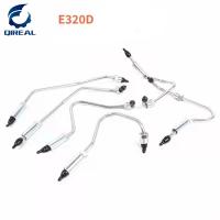 China E320D Excavator Diesel engine parts EFI high pressure fuel pipe for sale