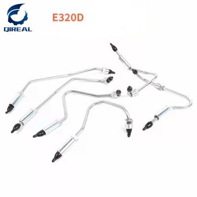 China E320D Excavator Diesel engine parts EFI high pressure fuel pipe for sale
