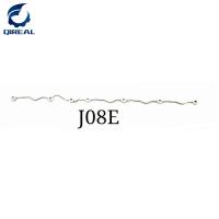 China EXCAVATOR SPARE PARTS SK210-8 MODEL J05E ENGINE INJECTOR RETURN FUEL LINE TUBE for sale