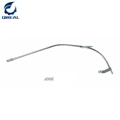 China Excavator Spare Parts J05E Engine Oil Level Dipstick Guide Tube for sale