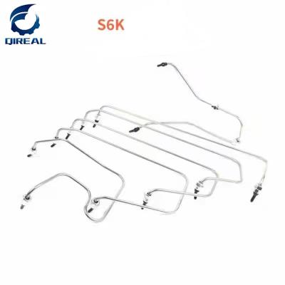 China Excavator spare parts 6D95 S6K High Pressure Oil Pipe for Dh220-5 PC200-6 for sale