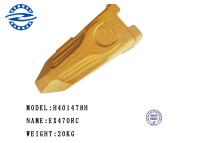 China Yellow Excavator Forged Bucket Teeth / Adapter / Side Cutter Ex470rc H401478h for sale