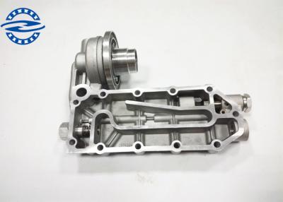China Silver Color Excavator Engine Spare Parts 6D114 Oil Cooler Cover for sale