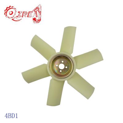 China 6 Blade QR Diesel Engine Spare Parts 4BD1 Fan 1-13660107-0 6 Blade 4 Holes for sale